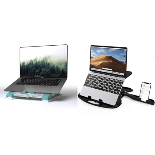 STRIFF Laptop Stand for Desk, Ergonomic Computer Stand Laptop Riser ...