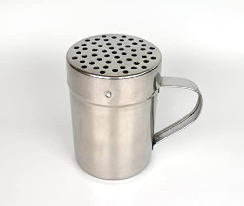 Tredoni 350ml Stainless Steel Powder/Spice Shaker Dispenser with Handle ...