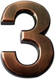 Amazon.com: Self Adhesive Mailbox Numbers, 2 Inch Bronze Door Numbers ...
