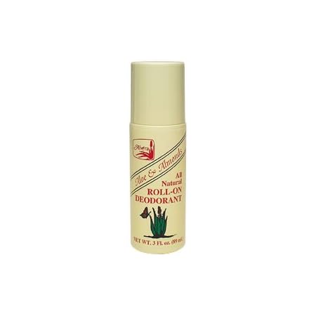 Amazon.com : Alvera All Natural Roll-on Deodorant Aloe and Almonds - 3 ...