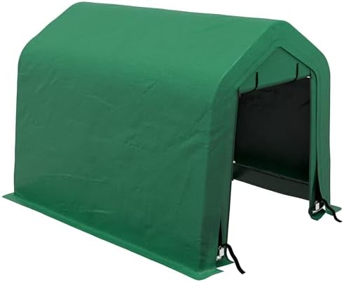 Outsunny Abri de rangement d'extérieur de 2,4 x 1,8 m avec porte ...