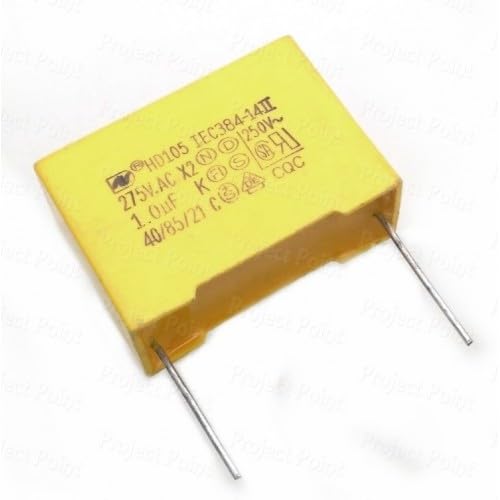 Generic LO-98 1uF 275V AC Box Capacitor (Pack of 3) : Amazon.in ...