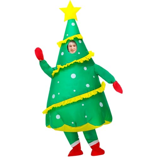 Snapklik.com : Inflatable Christmas Tree Costume Inflatable Tree ...