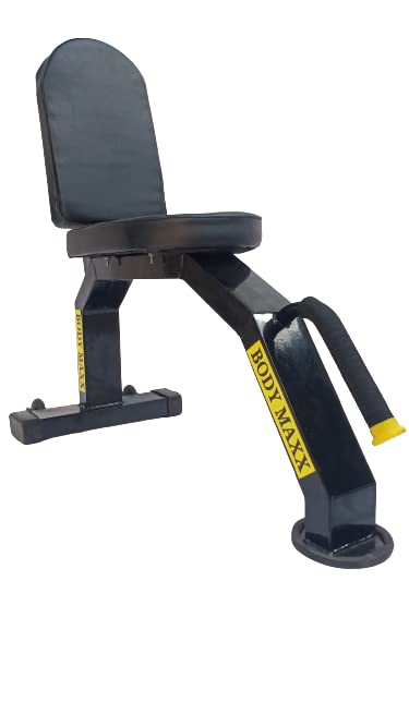 Body Maxx Heavy Duty Utility Stool Weight Bench With Moveable Wheels ...