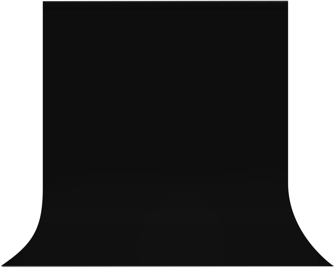 Amazon.com : DUYIKJ Black Backdrop Background,10 X 7 FT Large ...