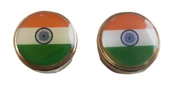 Buy Salvus APP SOLUTIONS Handmade Metal Indian Flag Design Republic Day ...