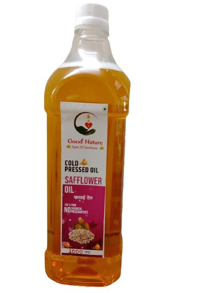 Good Nature, 100% Pure Cold Pressed Safflower Oil- (kardai, kardi ...