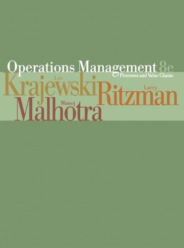Operations Management: Process and Value Chains (8th Edition) (Pearson ...