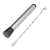 ・ブランド:EsiFare・製造元:EsiFare・モデル:EsiFare・製造元/メーカー部品番号:EsiFare・【製品の詳細】セット内容：バーテンダー攪拌棒2セット（果物粉砕棒1本+両端ブレンドスプーン1本）。果物粉砕棒の長さ：21c...