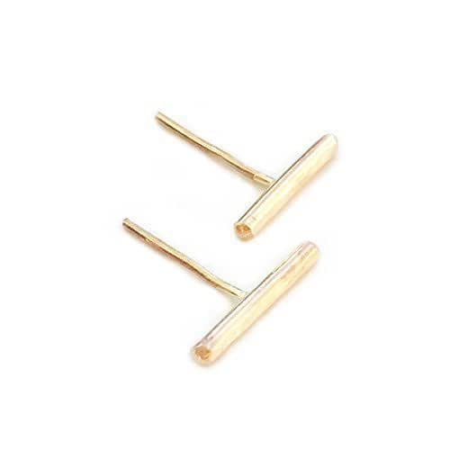 Amazon.com: Bar Stud Earrings Line Stick Earring Mini Bar Stud Flat Bar ...