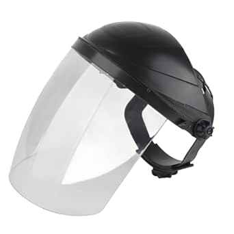 Safety Face Shield Mask for Work, Safety Clear Grinding Face Shield ...