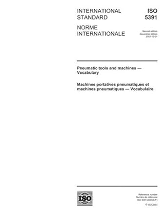 ISO 5391:2003, Pneumatic tools and machines - Vocabulary : ISO/TC 118/SC 3: Amazon.com.tr: Kitap