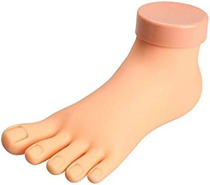 Bopfimer Practice Foot Model Flexible Movable Soft Fake Foot Tool for ...