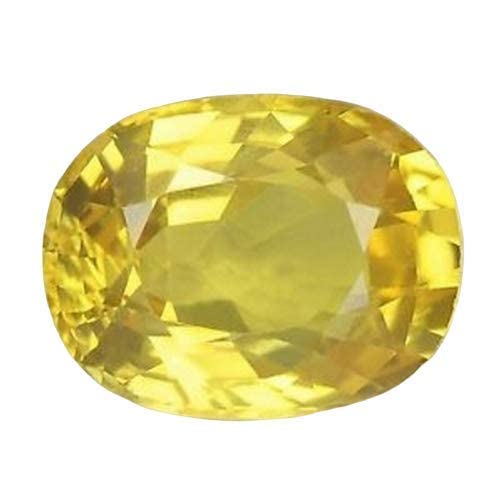 Rare-GEMS Pukhraj Stone Original Certified 7.00 Ratti 6.35 Carat ...