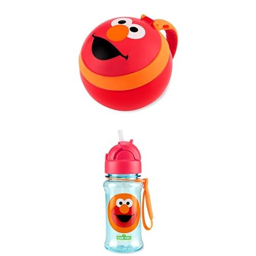 Amazon.com : Skip Hop x Sesame Street Elmo Toddler Snack Cup + 12oz ...