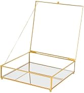 Amazon.com: REDHUGO Large Glass Boxes for Display Handmade, Mirrored ...