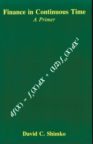 Amazon | Finance in Continuous Time | Shimko, David | Finance