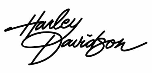 Amazon.com: Motorcycle hd Cursive Design #1 Vinyl Decal Sticker Car ...