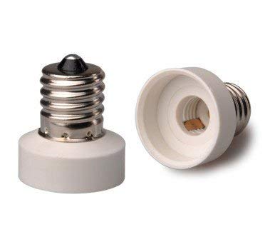 Amazon.co.jp: 口金変換アダプター e17-e12変換アダプター e17 e12変換ソケット E17→E12電球ソケット の 口金を簡単に変更出来ます (10個入り) : ホーム＆キッチン