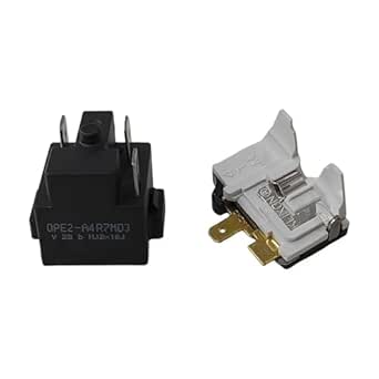 Amazon.com: QPE2-A4R7MD3 3Pins Refrigerator Freezer PTC Start Relay and ...