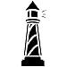 Amazon.com : Solid Bottom Lighthouse Stencil Lighthouses Nautical ...