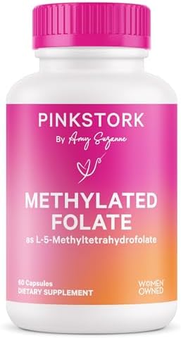 Amazon.com: Pink Stork Folate: Methyl Folate - MTHFR Acid, Natural Form ...