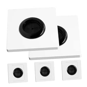 Amazon.com: Sosoport 5Pcs Cable Outlet Cover Plates with Rubber Gasket ...