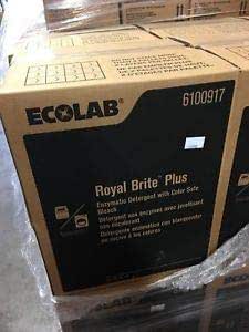 Amazon.com: ECOLAB 6100917 Royal Brite Plus 45lbs Enzymatic Detergent ...