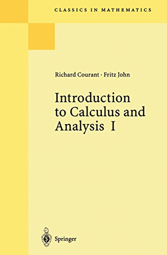 Introduction to Calculus and Analysis, Vol. 1 (Classics in Mathematics ...