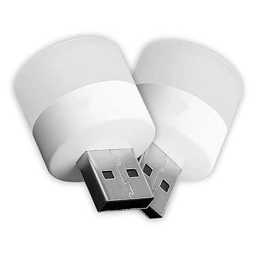 sashik Combo Of 1 Watt Led Bulb Usb Light (White) mall LED White Light ...