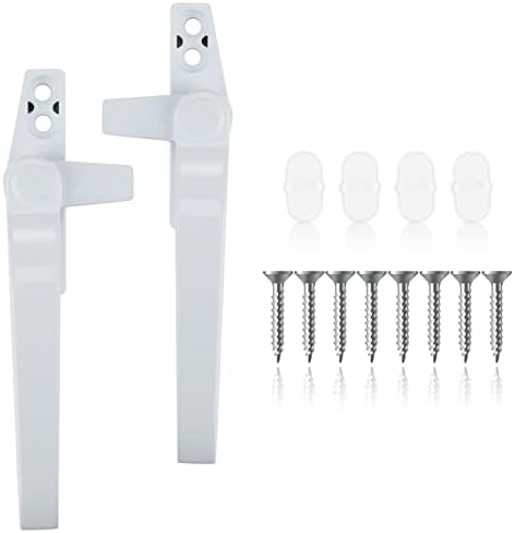 1 Pair Practical Universal Window Handles, White Replacement Right Left ...