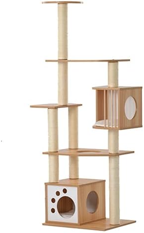 Amazon | [OSJ] キャットタワー WF284479AAA ナチュラル 59.548.5178.5cm | OSJ | キャットタワー 通販