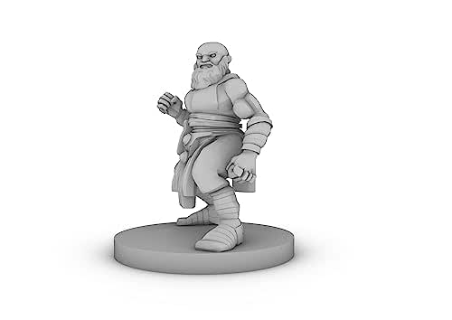 Amazon.com: Dwarf Monk 2 Tabletop DND Gaming Miniature : Toys & Games