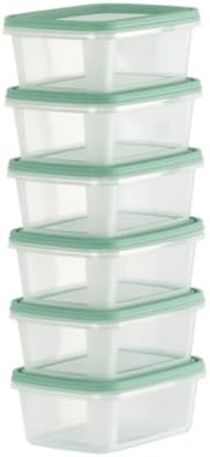 Amazon.com: Checkmart [6 Pack] Snap-On Airtight Food Storage Containers ...