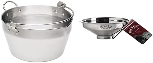 KitchenCraft Home Made Maslin/Jam Pan for Induction Hob with Recipe in ...