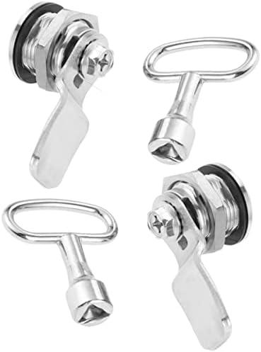 WUTUDMAI 2 Sets Electric Meter Box Latch with Triangle Socket Key, Gas ...