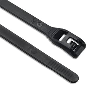 Amazon.com: Parallel-Entry Low Profile Cobra Style Ties 8” 50 Pack Wire ...