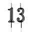 Amazon.com: 13th & 31st Birthday Candles, Blue Number 13 31 Candle for ...