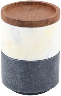 Amazon.com: Danica Heirloom Marble Salt Cellar | White & Slate: Home ...