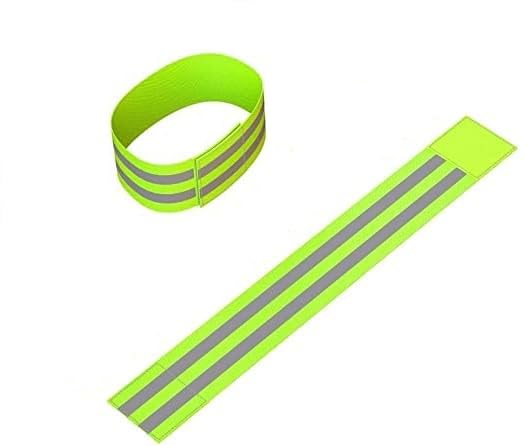 K T I® Arm Band Reflective Material Stretchable with Stripes Sports Arm ...