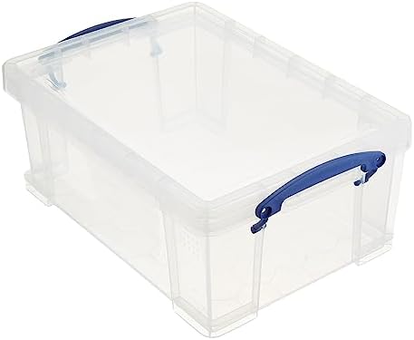 Amazon.com: Really Useful Box 17 Liter Plastic Stackable Storage ...