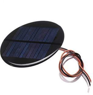 AMBERT Mini Solar Panel Wire Attached with Solar Round Shape : Amazon ...