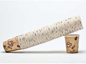 Amazon.com | 8 Oz Hot Paper Coffee Cups- 250 Cups) Poly Coated ...