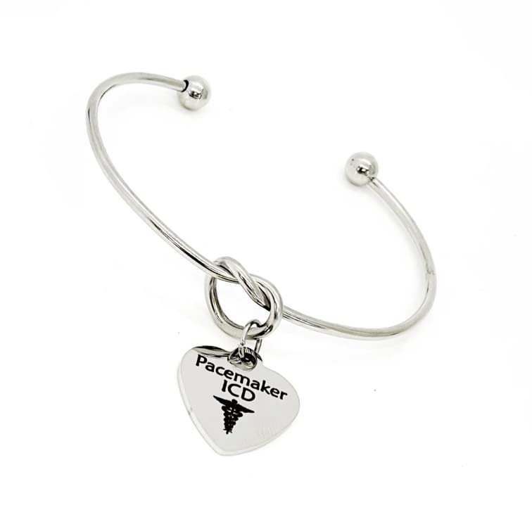 Amazon.com: Medical Awareness Charm Bracelet, Pacemaker ICD Charm ...