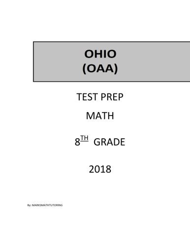 8th Grade OAA Test Prep Study Guide: 8th Grade Ohio Achievement ...