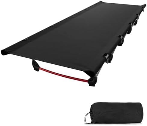 FE Active Camping Folding Cot - Compact, Strong & Sturdy Ultralight ...