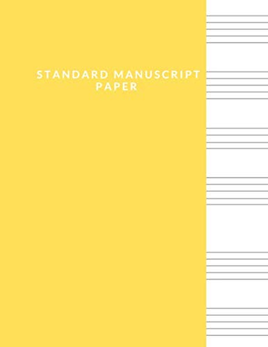 Amazon.com: Standard Manuscript Paper(Yellow Cover): Standard ...
