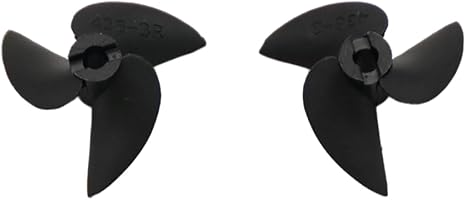 Amazon.com: FLMLF Rc Boat Propeller 3 Blades Nylon Positive Reverse ...