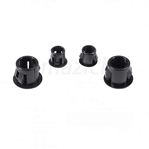 Snapklik.com : Black Fairing Mirror Hole Plugs Compatible For Harley ...