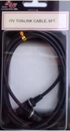 Amazon.com: MICRO ACCESSORIES iTV Toslink Cable, 6FT : Electronics
